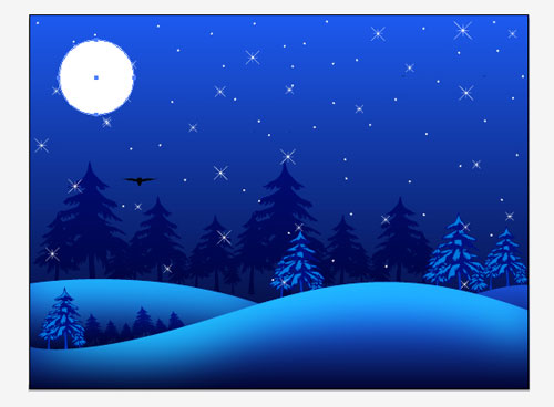 Illustrator Tutorial: Night Scene